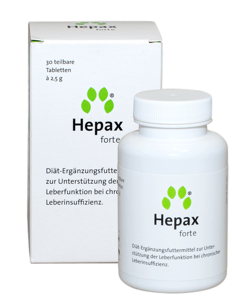 HEPAX FORTE, dietinis pašaro papildas kepenims, šunims ir katėms - 30t ...